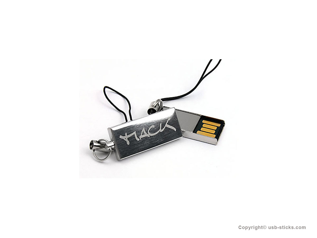 Kleiner Mini Nano USB-Stick aus Metall
